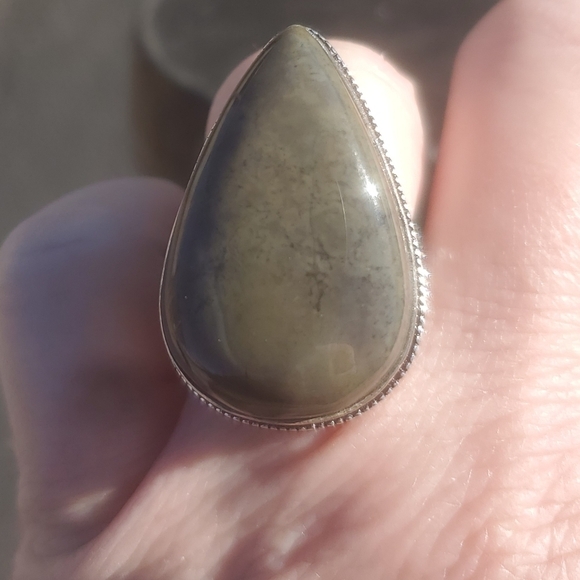 Handmade | Jewelry | New Green Jasper Antique Design 925 Silver Ring ...